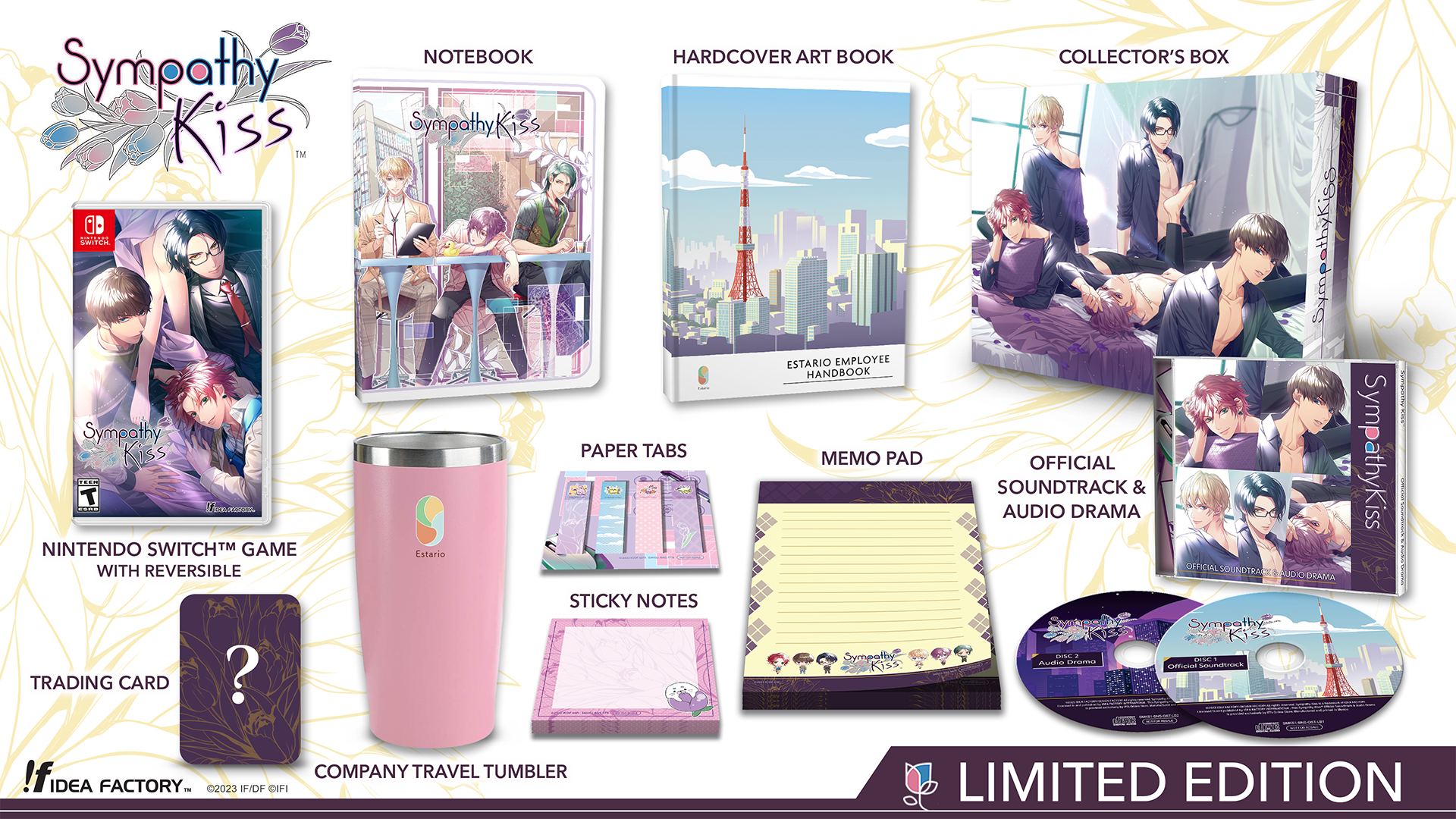 Sympathy Kiss Limited Edition Merchandise Review - Otome Overload